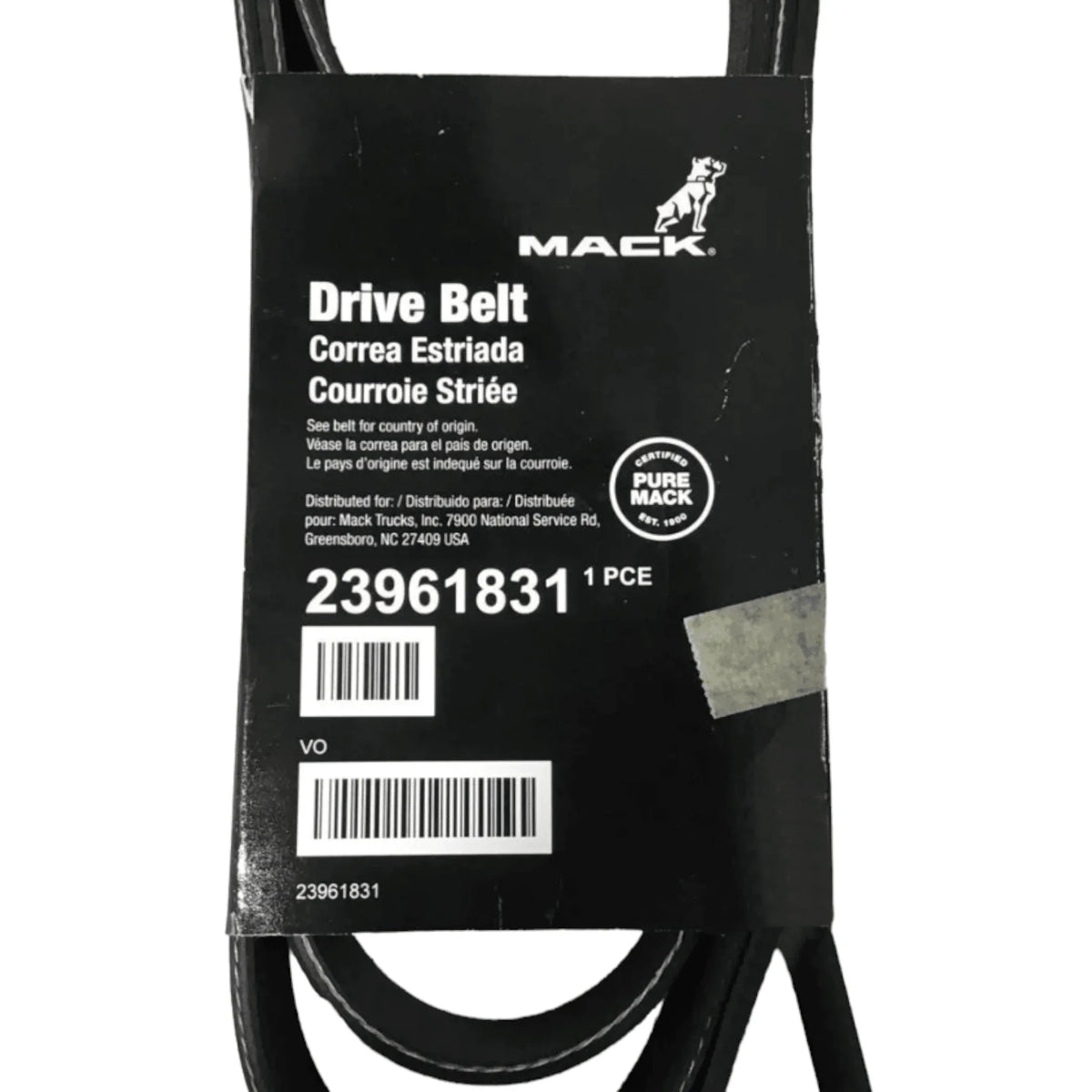 23961831 Genuine Mack V-Ribbed Belt – Truck To Trailer