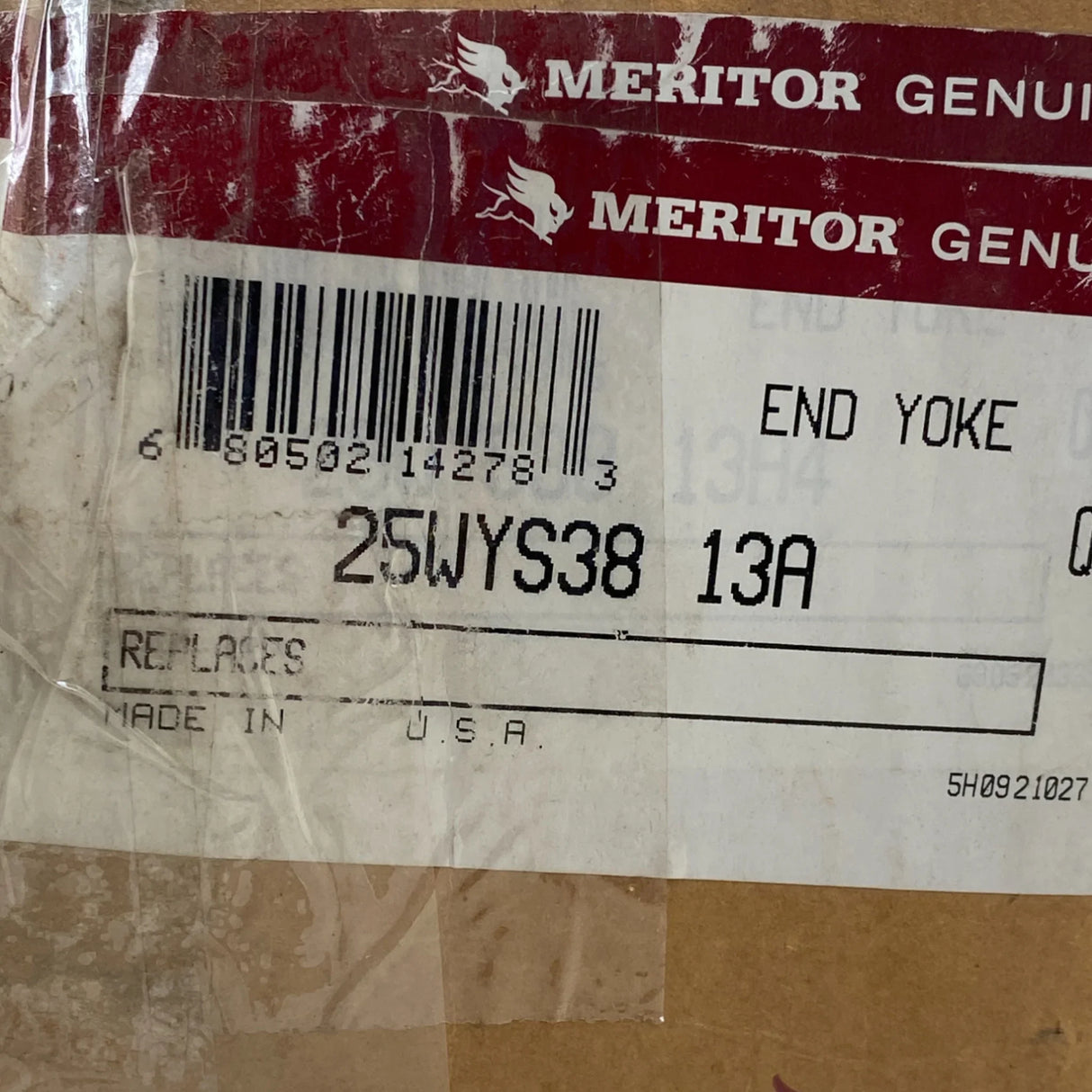 25WYS38 13A Genuine Meritor RPL25 Series Forward Input End Yoke – Truck ...