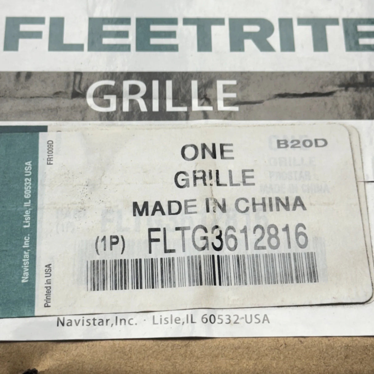 FLTG3612816 Genuine Fleetrite Grille – Truck To Trailer