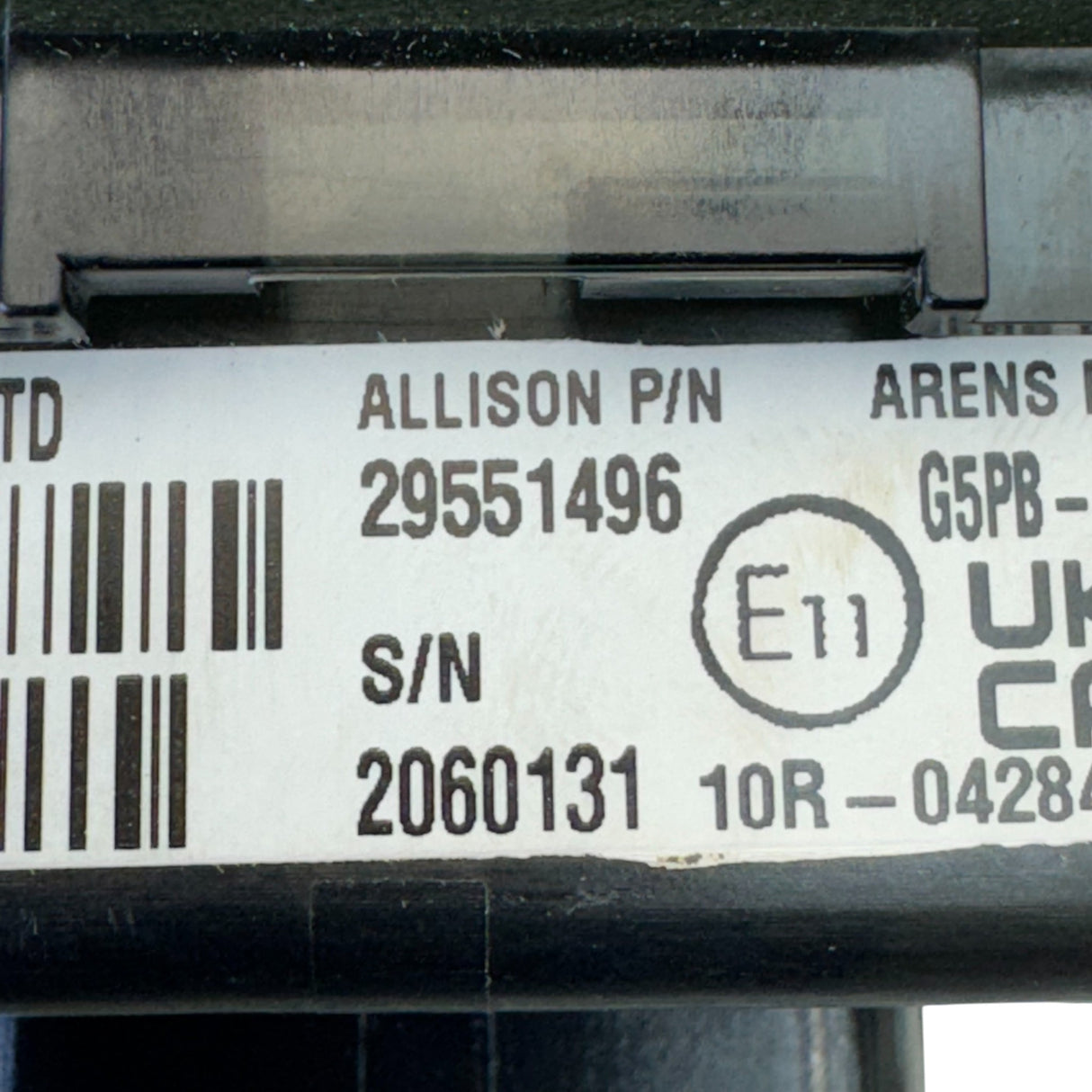 29546210 Genuine Allison Push Button Shift Selector – Truck To Trailer