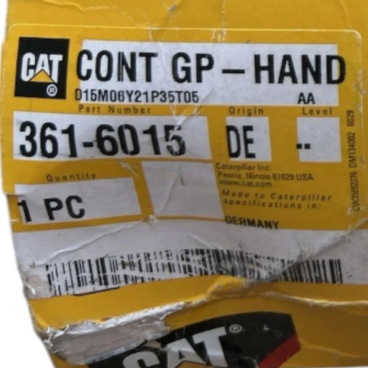 361-6015 CAT Single Axis Lever Handle Control – Truck To Trailer