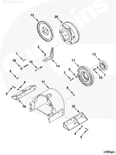 Cummins 3920564 Power Take-Off Support – Truck To Trailer