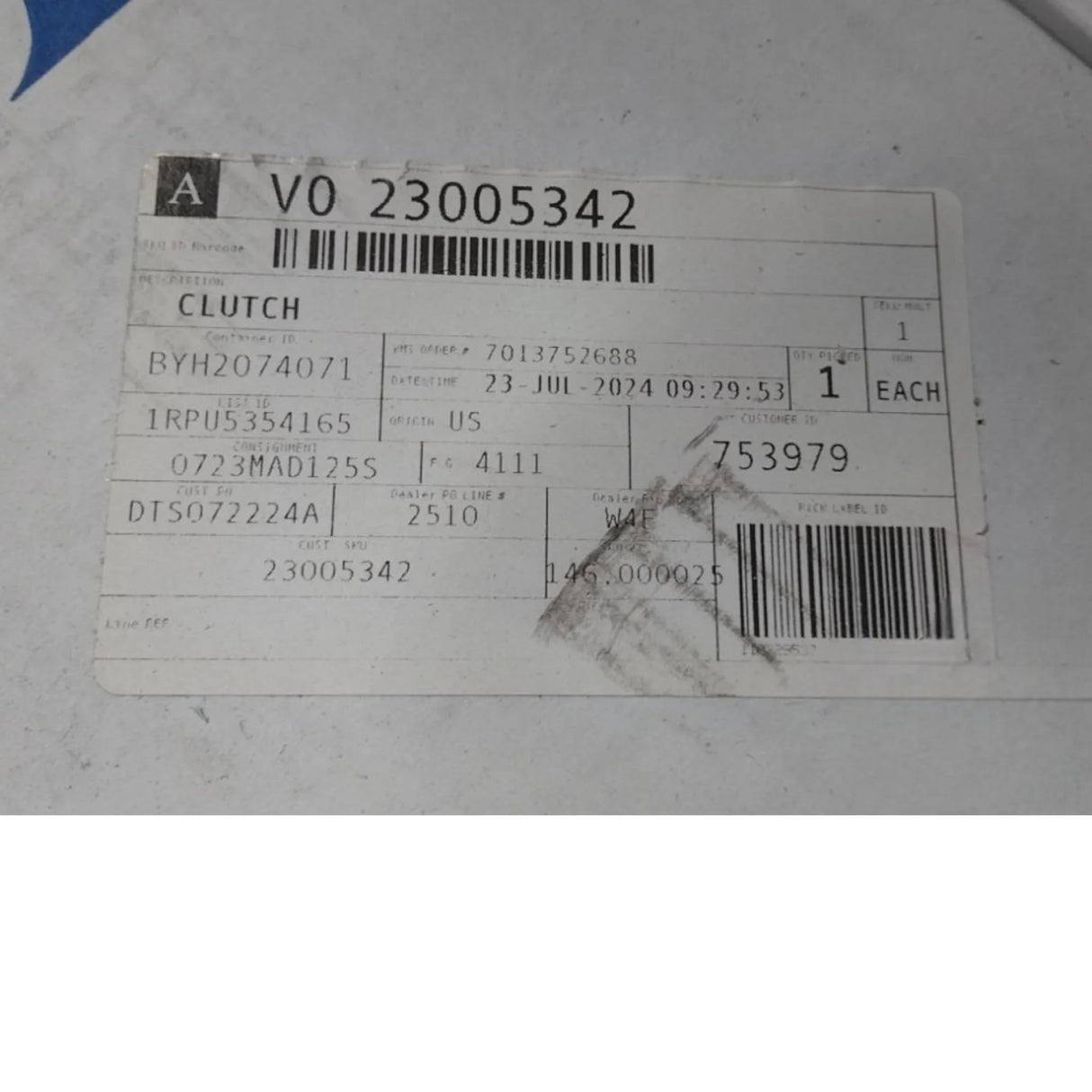 23005342 Genuine Mack Clutch – Truck To Trailer