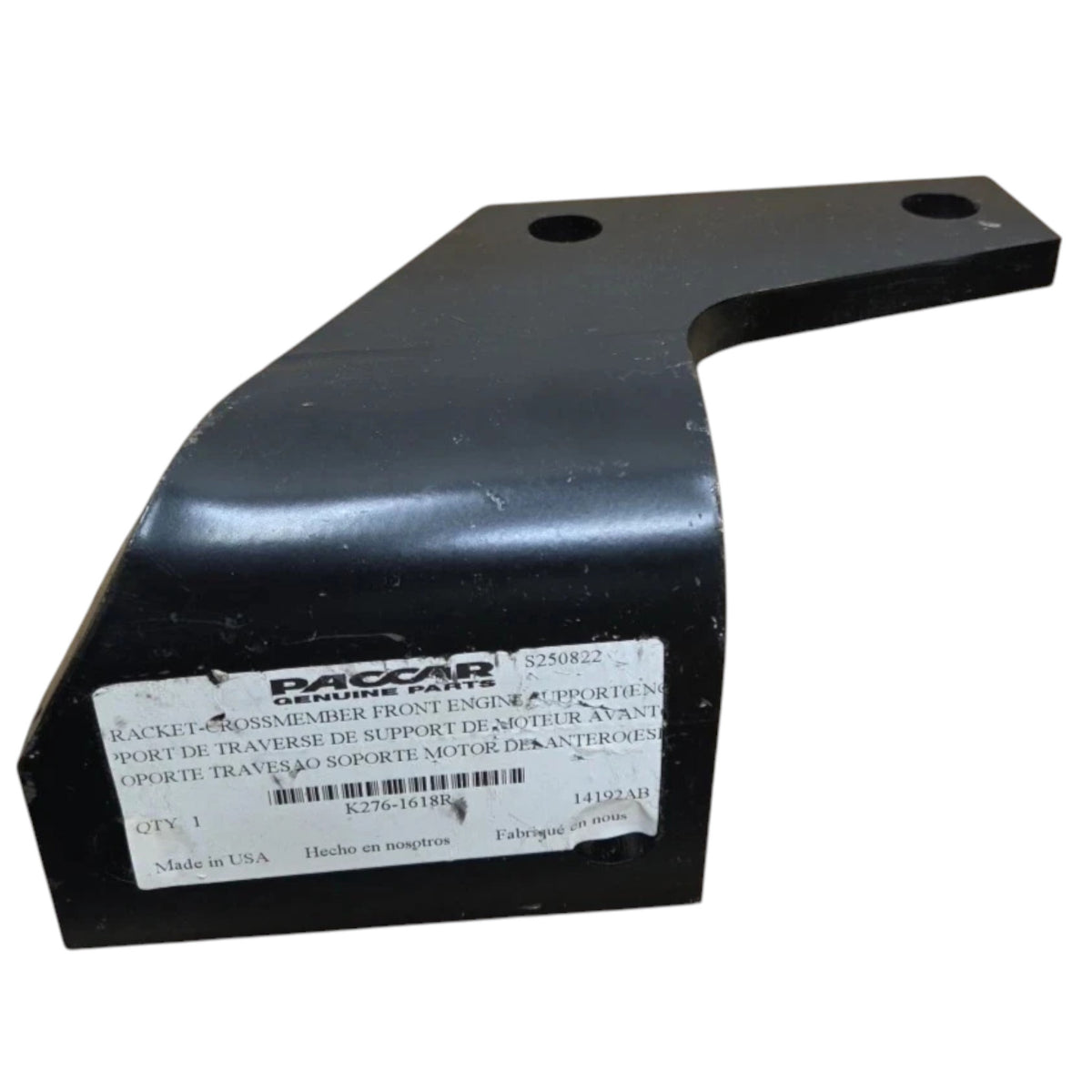K276-1618R Genuine Paccar Right Front Engine Support Crossmember Brack ...