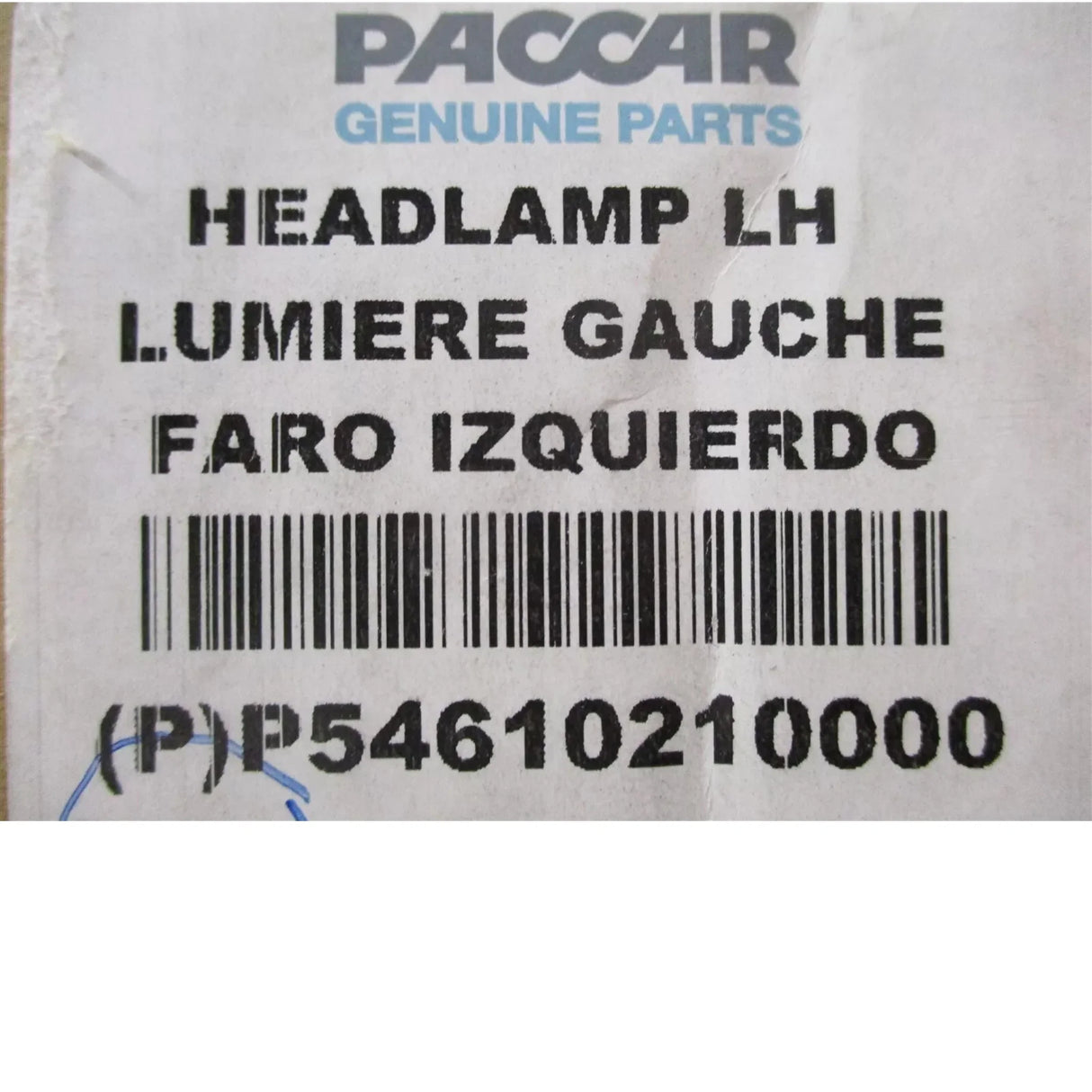 P54-6102-10000 Paccar Left Head Light – Truck To Trailer