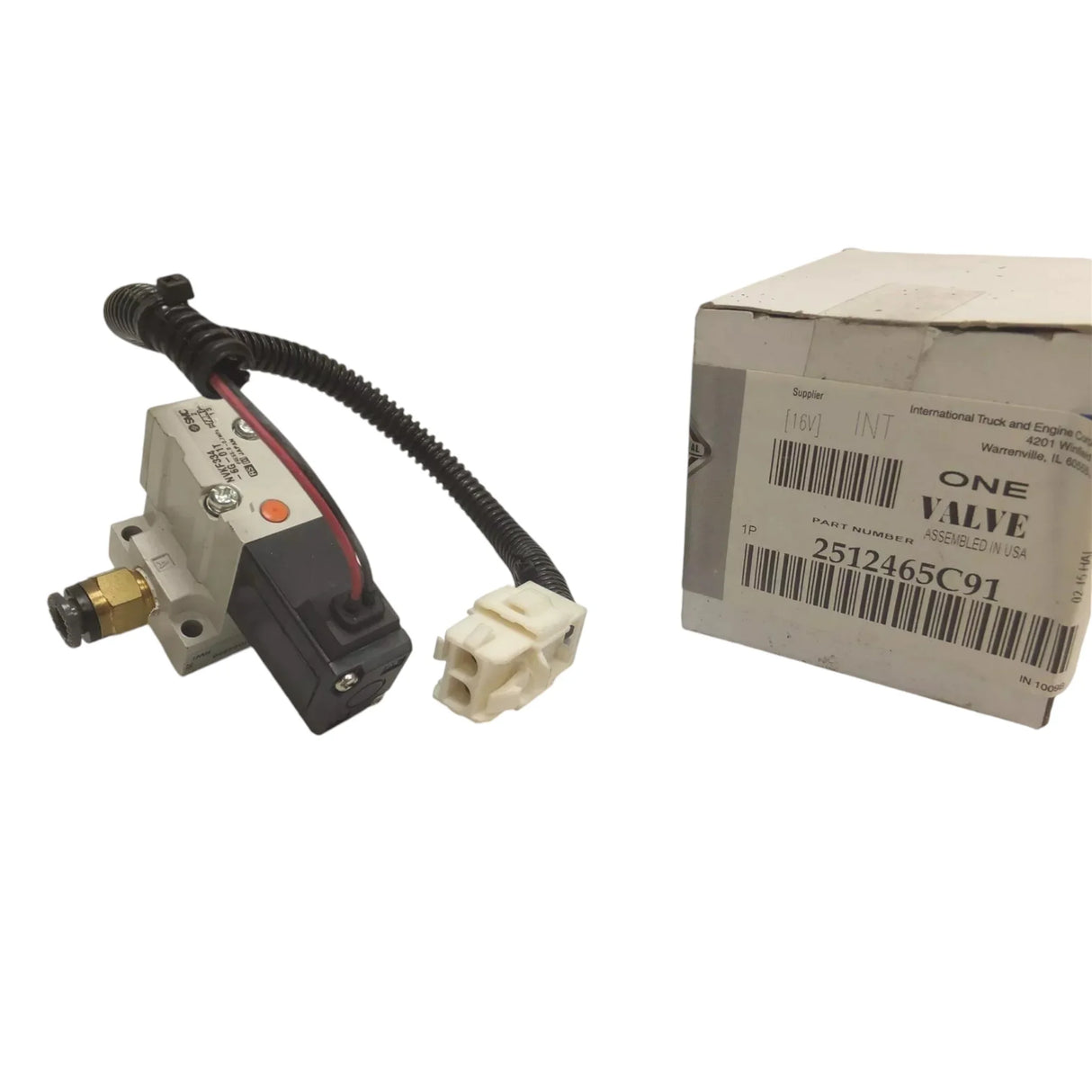 2512465C91 International Dump Valve Entrance Door Valve W/HDW Kit ...