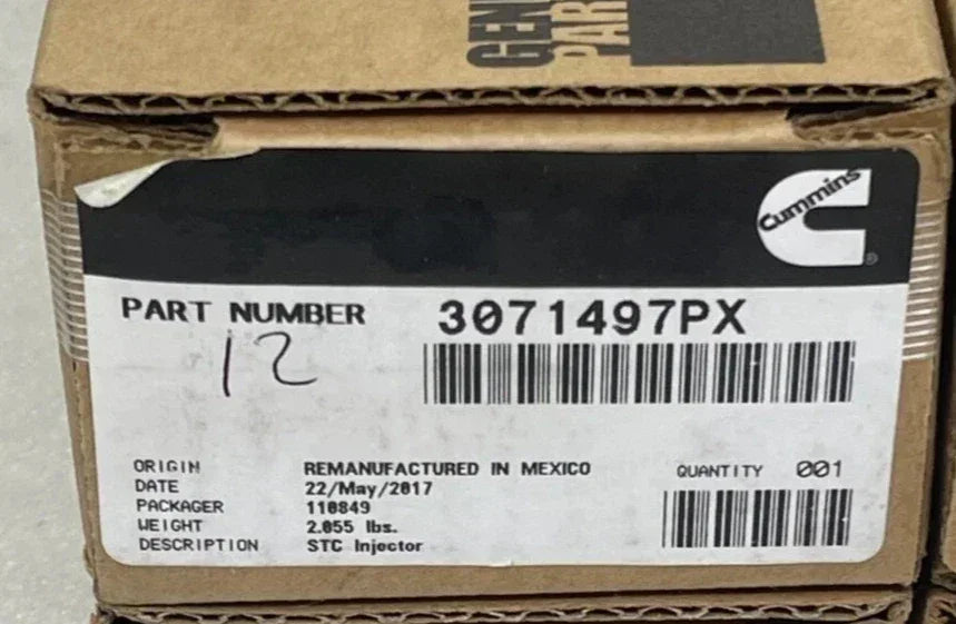 3071497PX Genuine Cummins Set Of 6 Injectors – Truck To Trailer