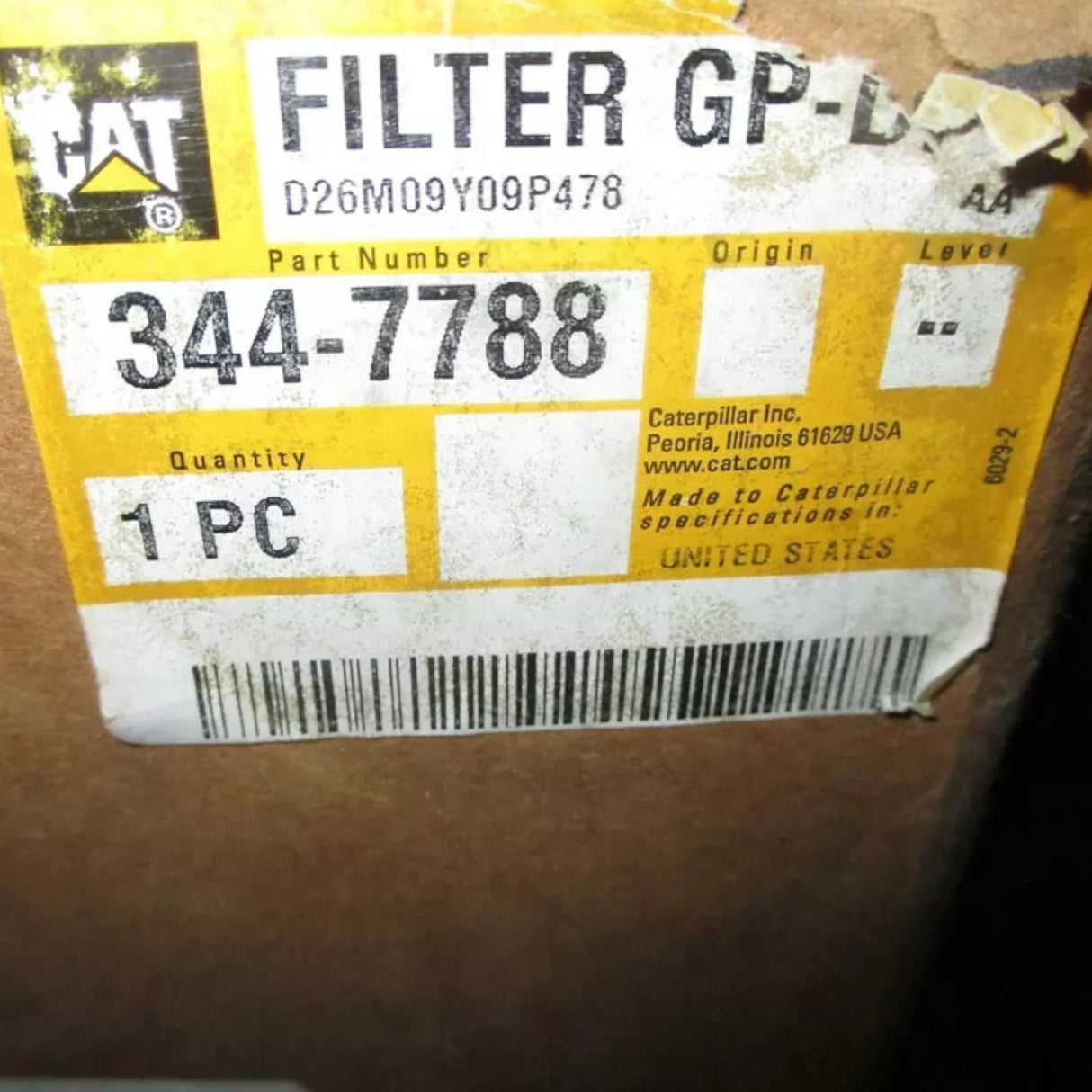 344-7788 Caterpillar DPF Diesel Particulate Filter C13 Engine – Truck ...