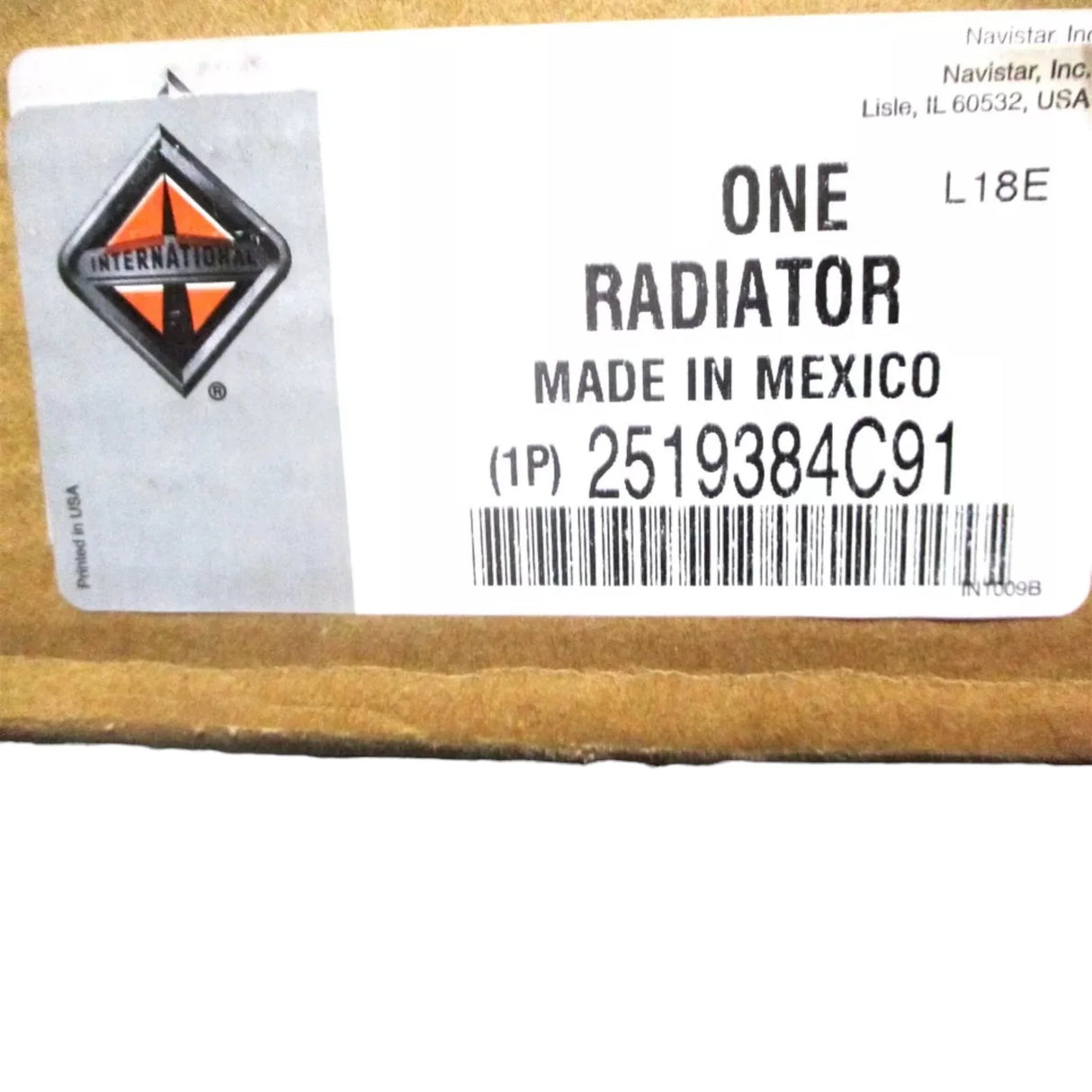 2519384C91 International Radiator Assembly – Truck To Trailer