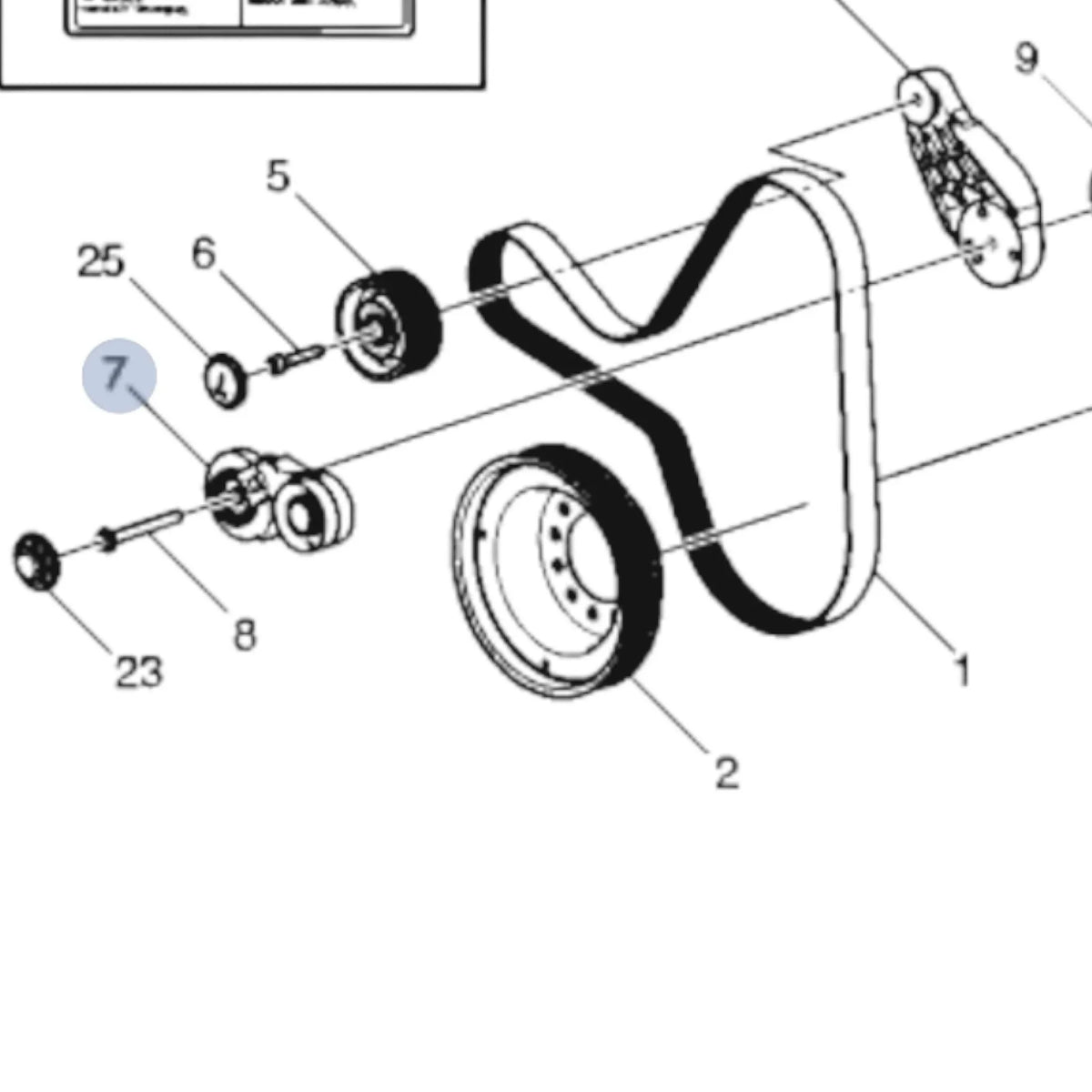 23392680 Genuine Volvo Belt Tensioner – Truck To Trailer