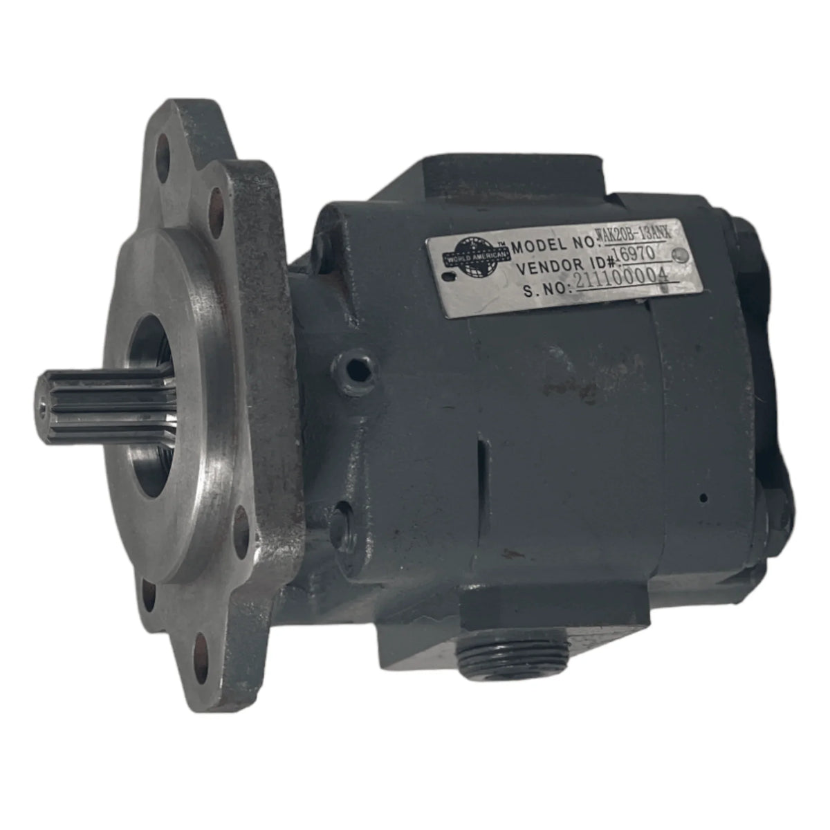 WAK20B13ANX Genuine World American Gear Pump PK-20 Series – Truck To ...