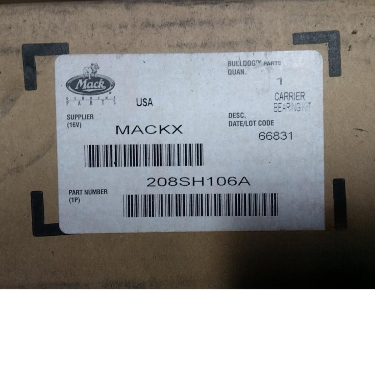 208SH106A Genuine Mack Engine Bearing Kit – Truck To Trailer