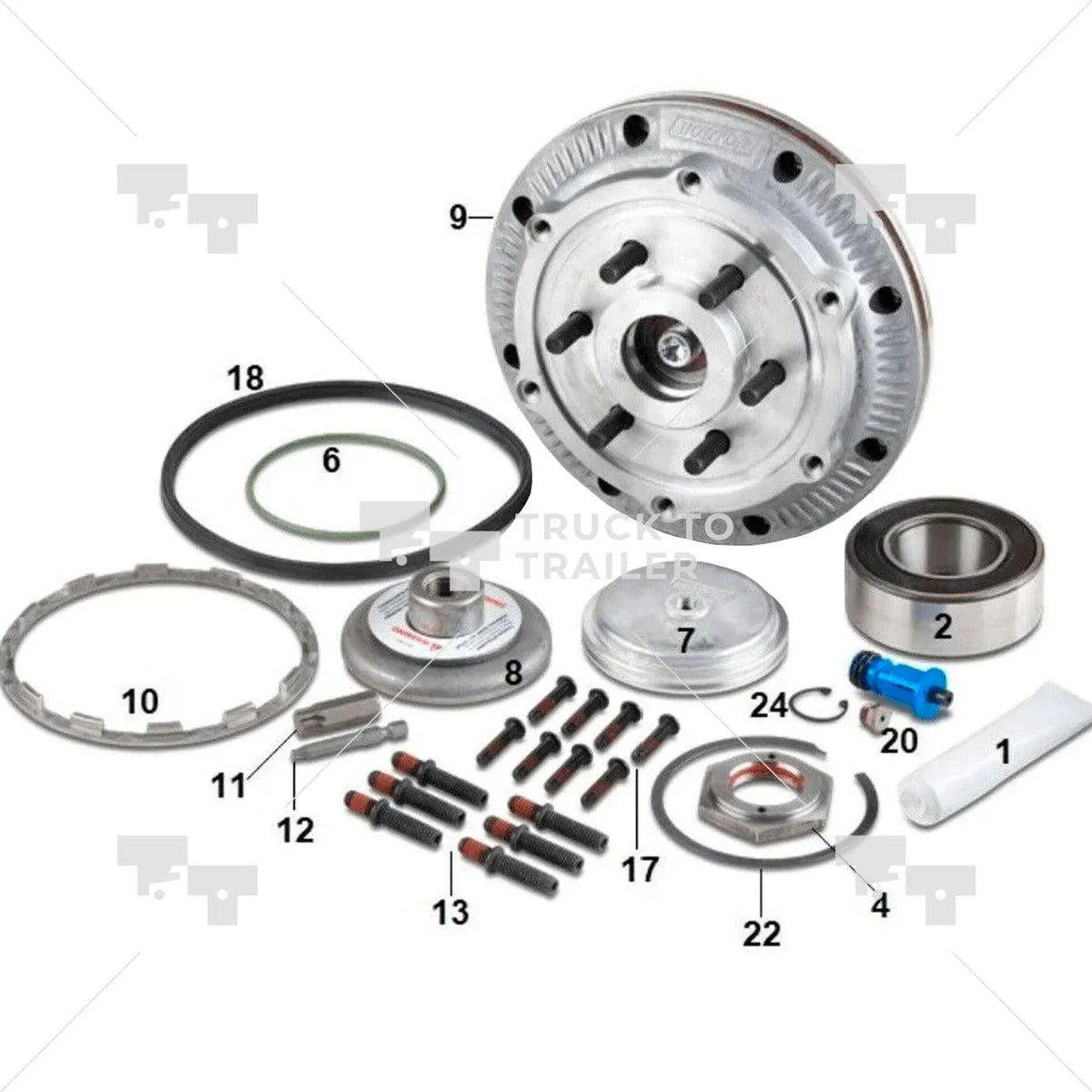 Hor994353 Oem Horton Drivemaster Super Kit – Truck To Trailer