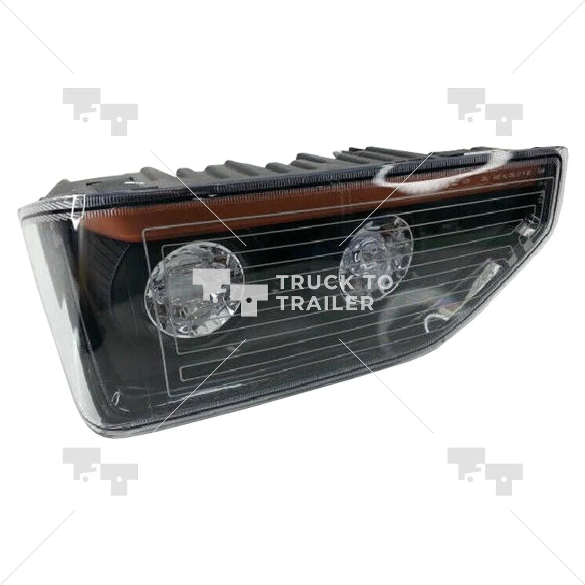 A66-10227-019 Grote Western Star Right Hand Heated Led Headlamp Amber ...