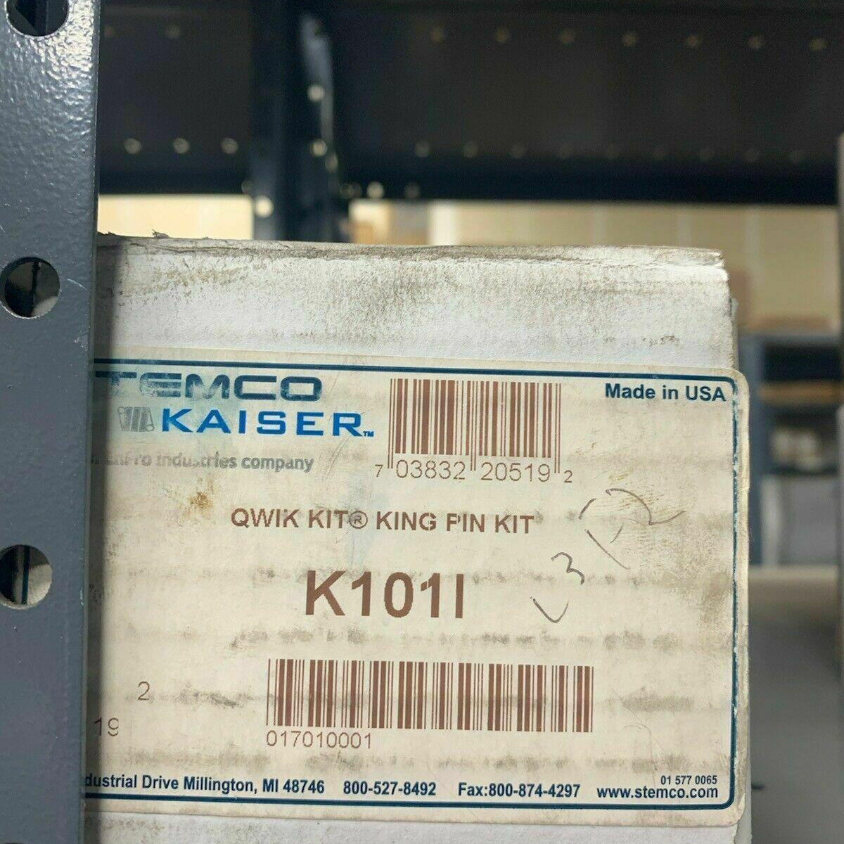 K101I Stemco Kaiser Steering Kingpin King Pin Set50 170 Qwik Kit Ih Da ...