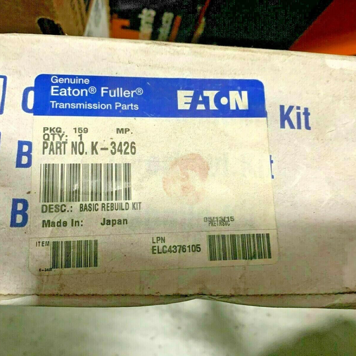 K3426 Oem Eaton Fuller Transmission Bearing Overhaul Rebuild Kit ...